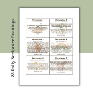 Printable Jesse Tree Ornament Set: Daily Scripture Advent Activity (PDF ...