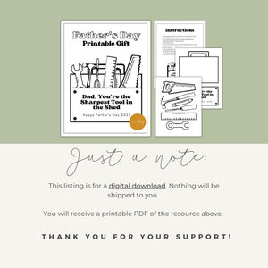 Fathers Day Toolbox Craft for Kids, Father's Day Gift From Kids ...