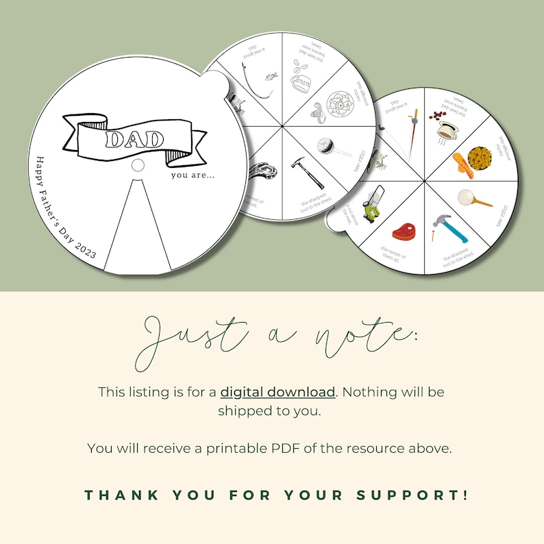 Father's Day Craft for Kids, Father's Day Interactive Card, Father's ...