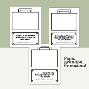 Fathers Day Toolbox Craft for Kids, Father's Day Gift From Kids ...