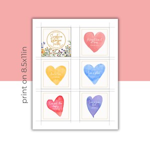 Valentine's Day Scripture Cards, Printable Valentine Cards for Kids ...