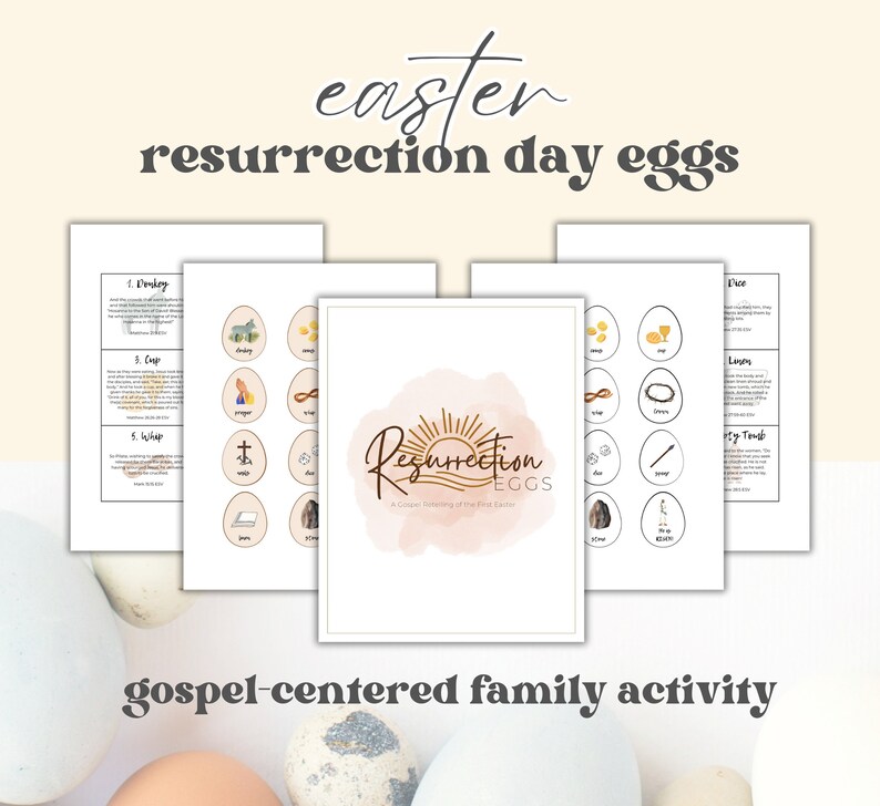 Easter Story Wheel, Resurrection Sunday Lesson, Holy Week Easter ...