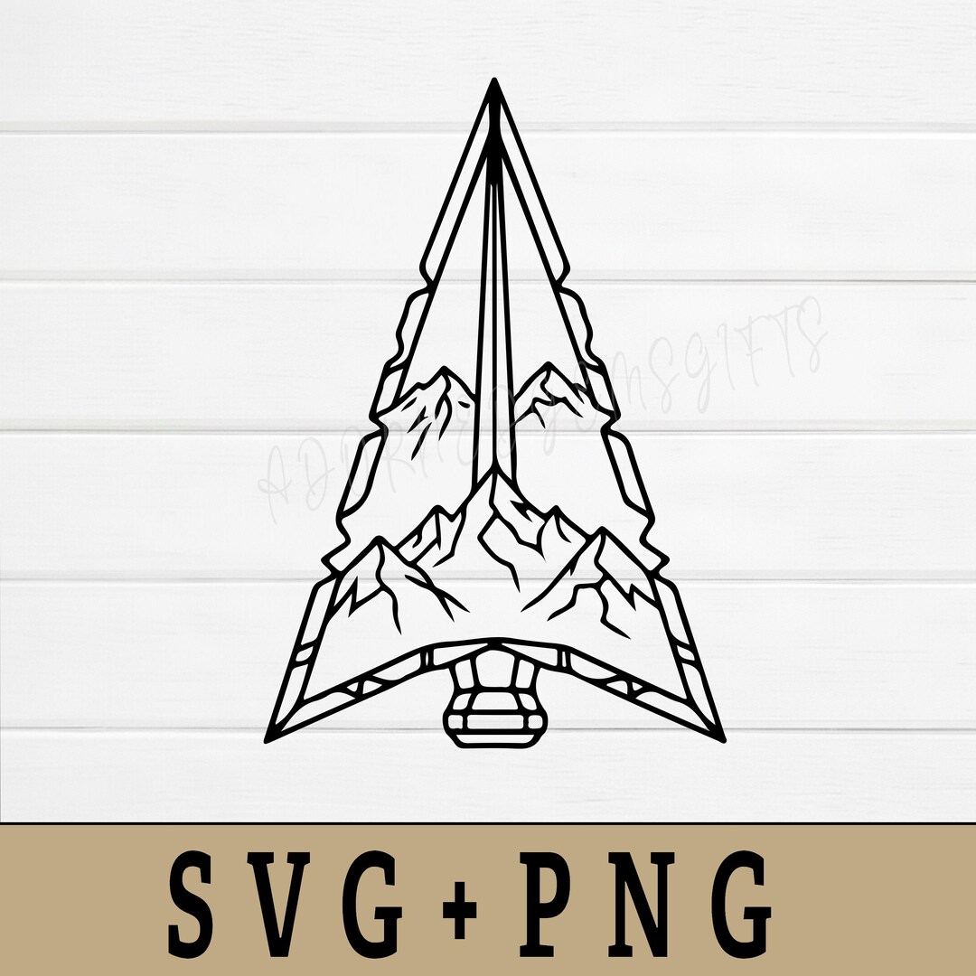 Broadhead Arrowhead SVG PNG: Mountain Peak Silhouette Bowhunting ...