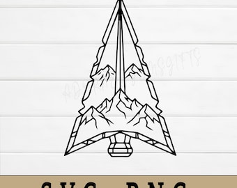 Nature Arrowhead SVG, EPS &PNG Files - Etsy