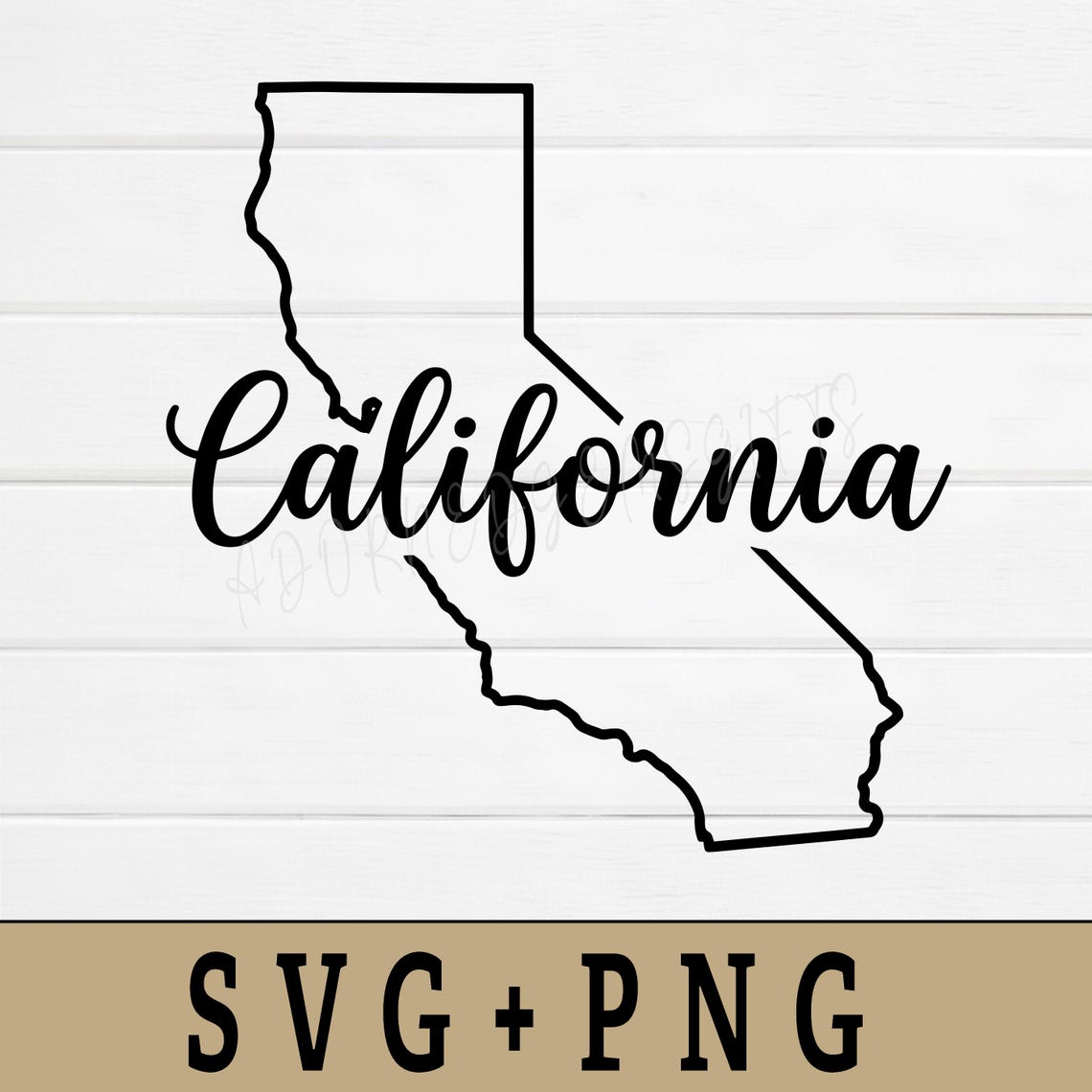 California Map SVG: Cursive Silhouette Cut File (digital Download ) - Etsy
