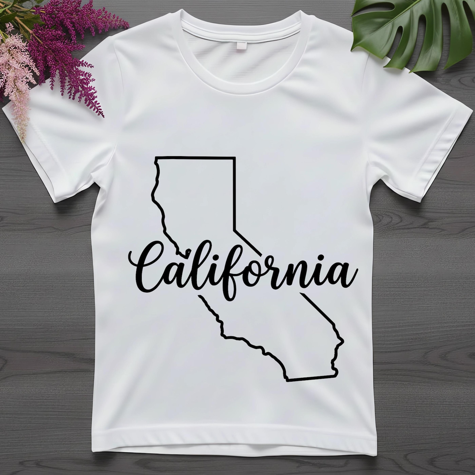 California Map SVG: Cursive Silhouette Cut File (digital Download ) - Etsy