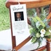 Reserved in Memory of Sign, Photo Memorial Table Sign, in Loving Memory ...
