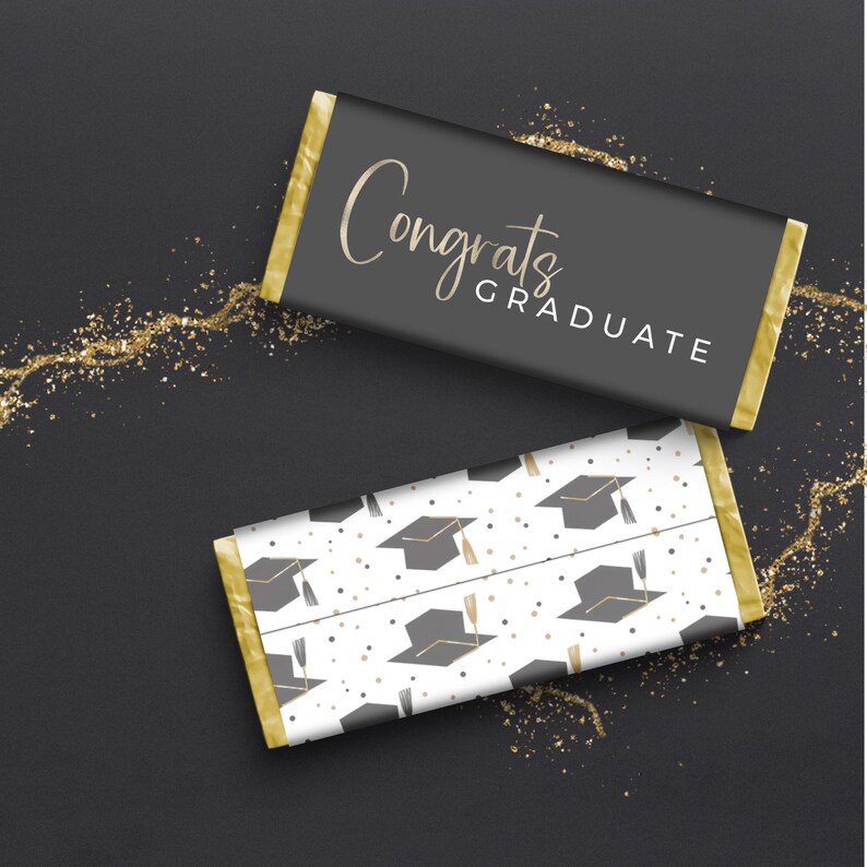 Chocolate Bar Wrapper Template, Photo Graduation Party Favor, Class of ...