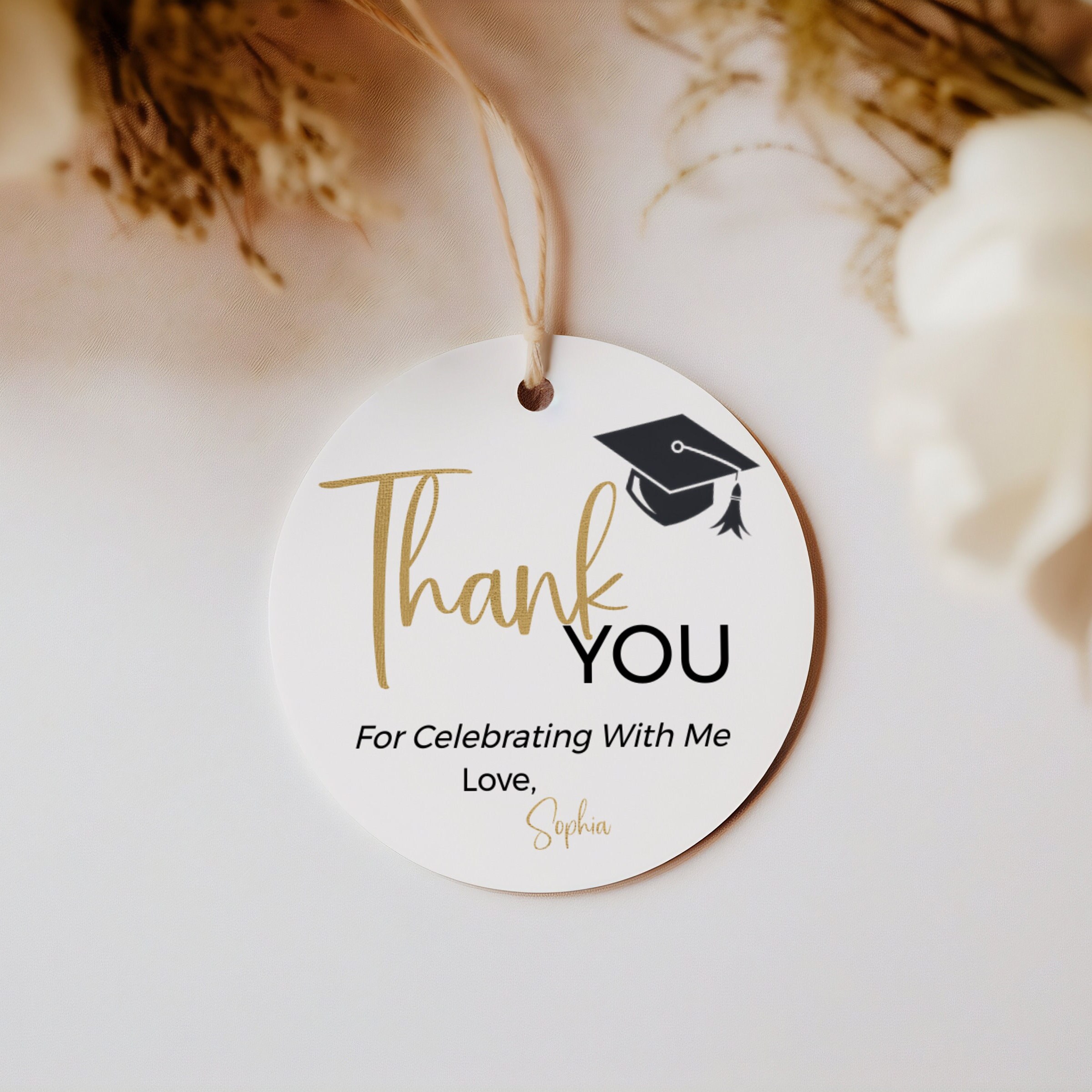 Graduation Gift Tags, Graduation Party Favor Template, Photo Grad Tags ...
