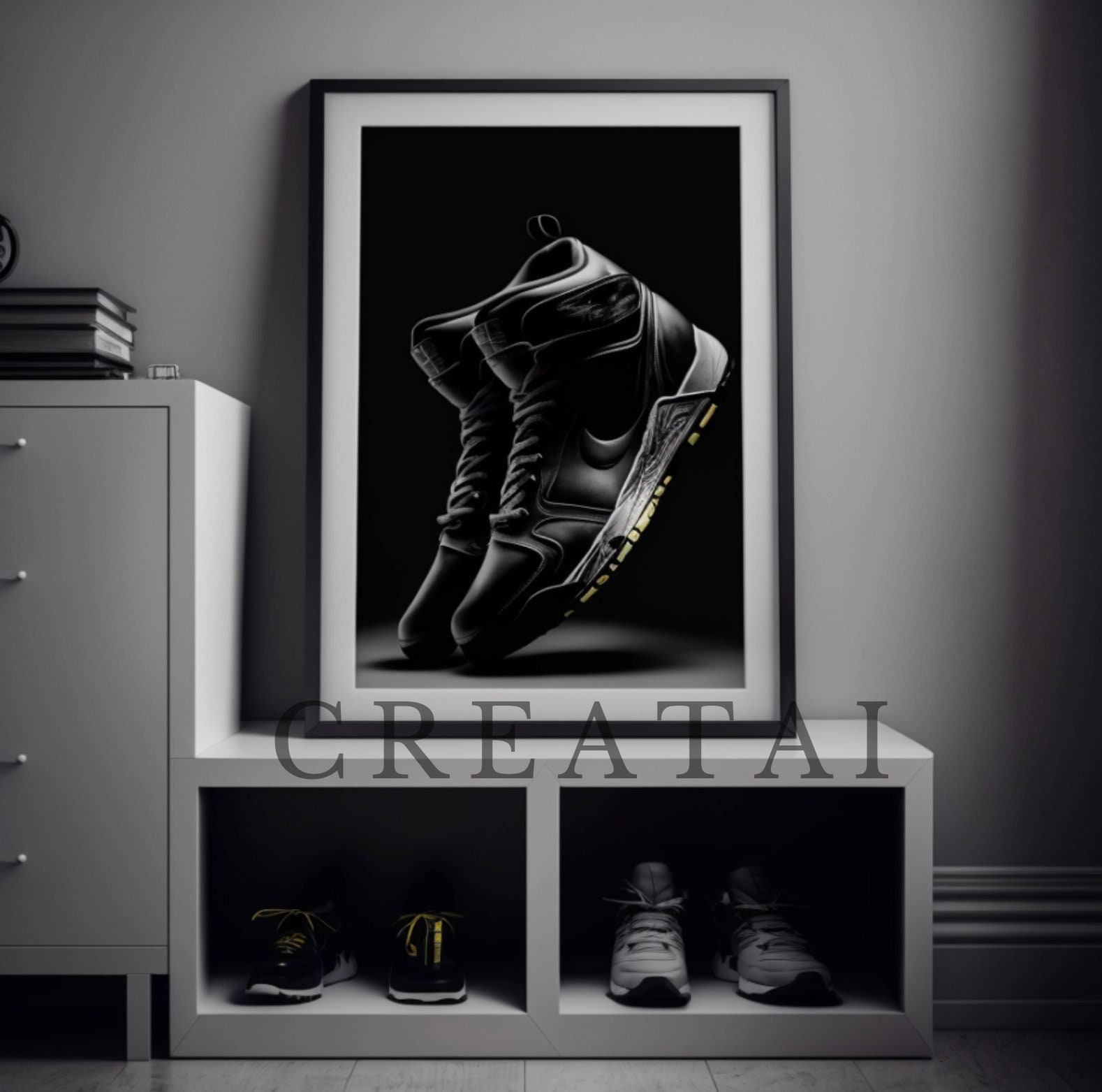 Sneaker Poster Mockup Frame Mockup Mockup Frame Frame Mock - Etsy