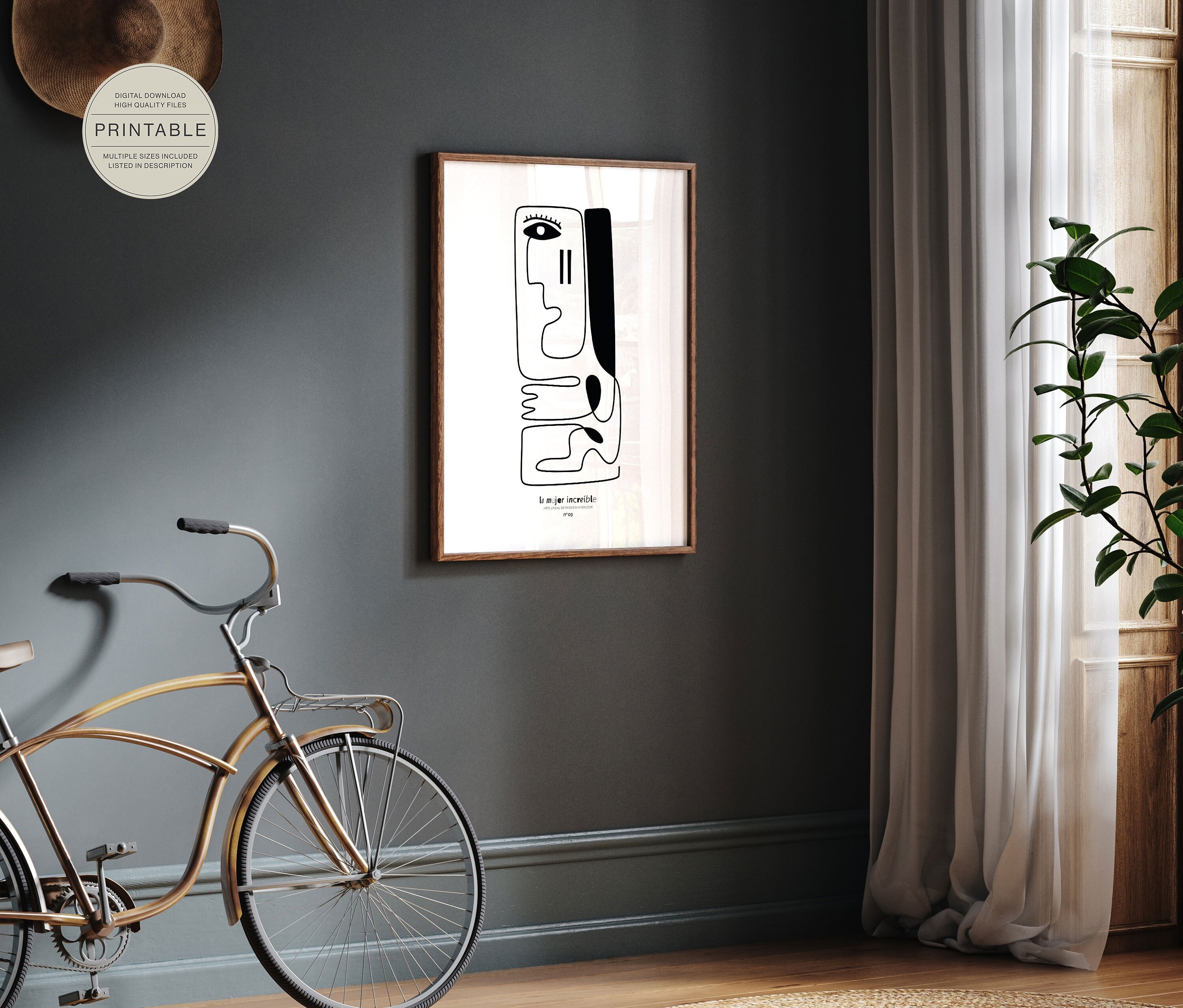 Amazing Woman | Picasso Style Drawing | Female Body Abstract Art Print ...