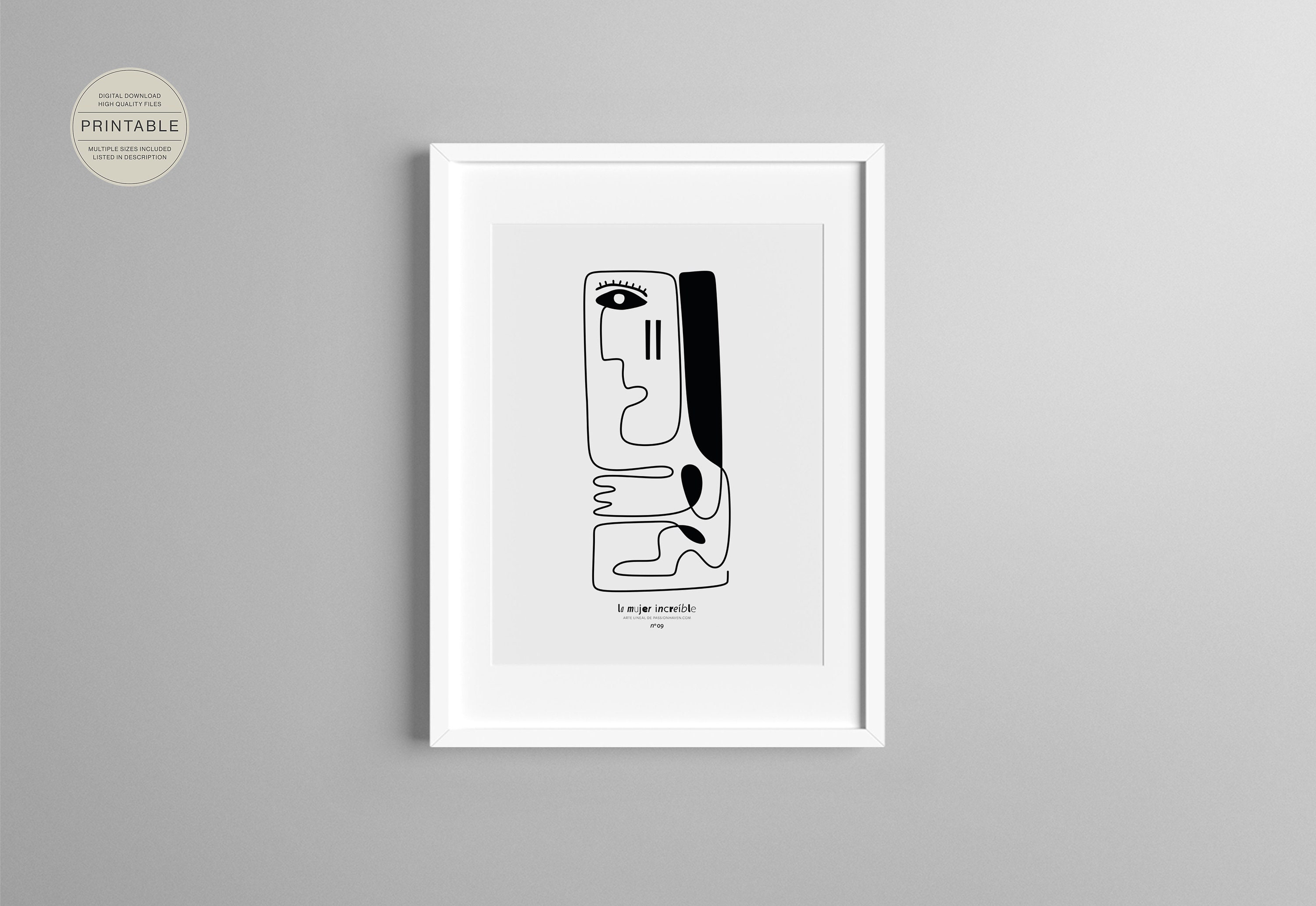 Amazing Woman | Picasso Style Drawing | Female Body Abstract Art Print ...