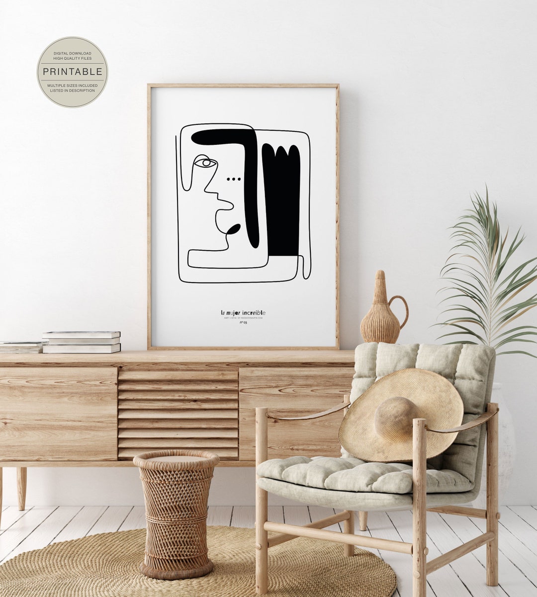 Amazing Woman | Picasso Style Drawing | Female Body Abstract Art Print ...