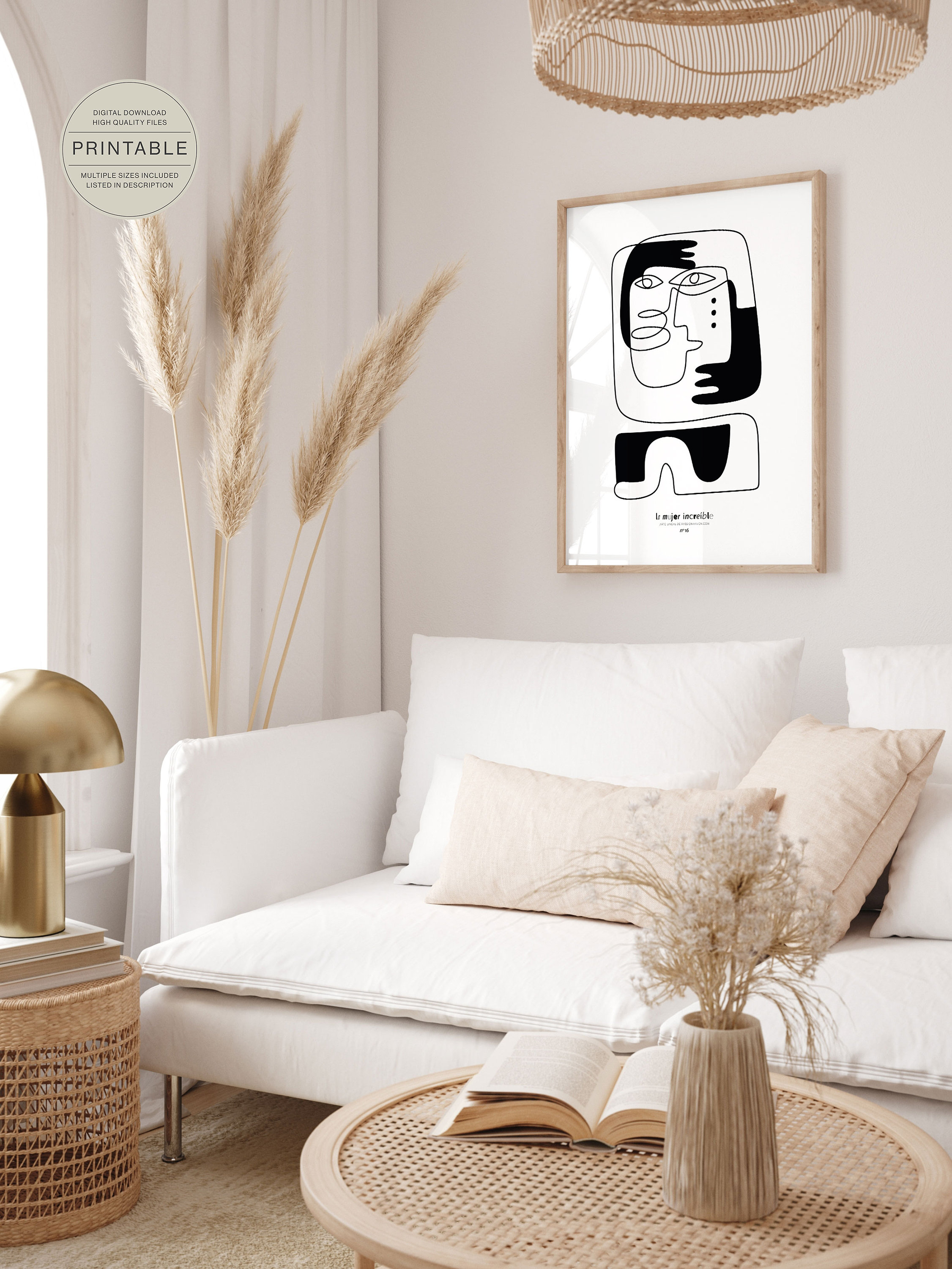 Amazing Woman | Picasso Style Drawing | Female Body Abstract Art Print ...