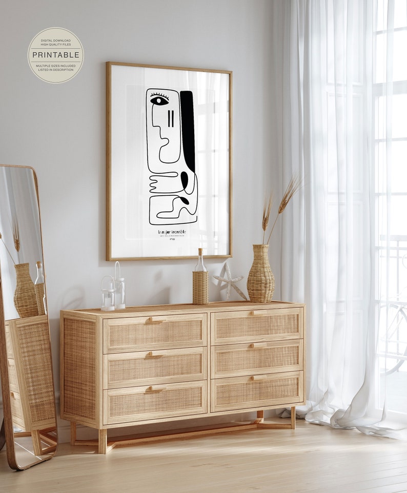 Amazing Woman Picasso Style Drawing Female Body Abstract - Etsy