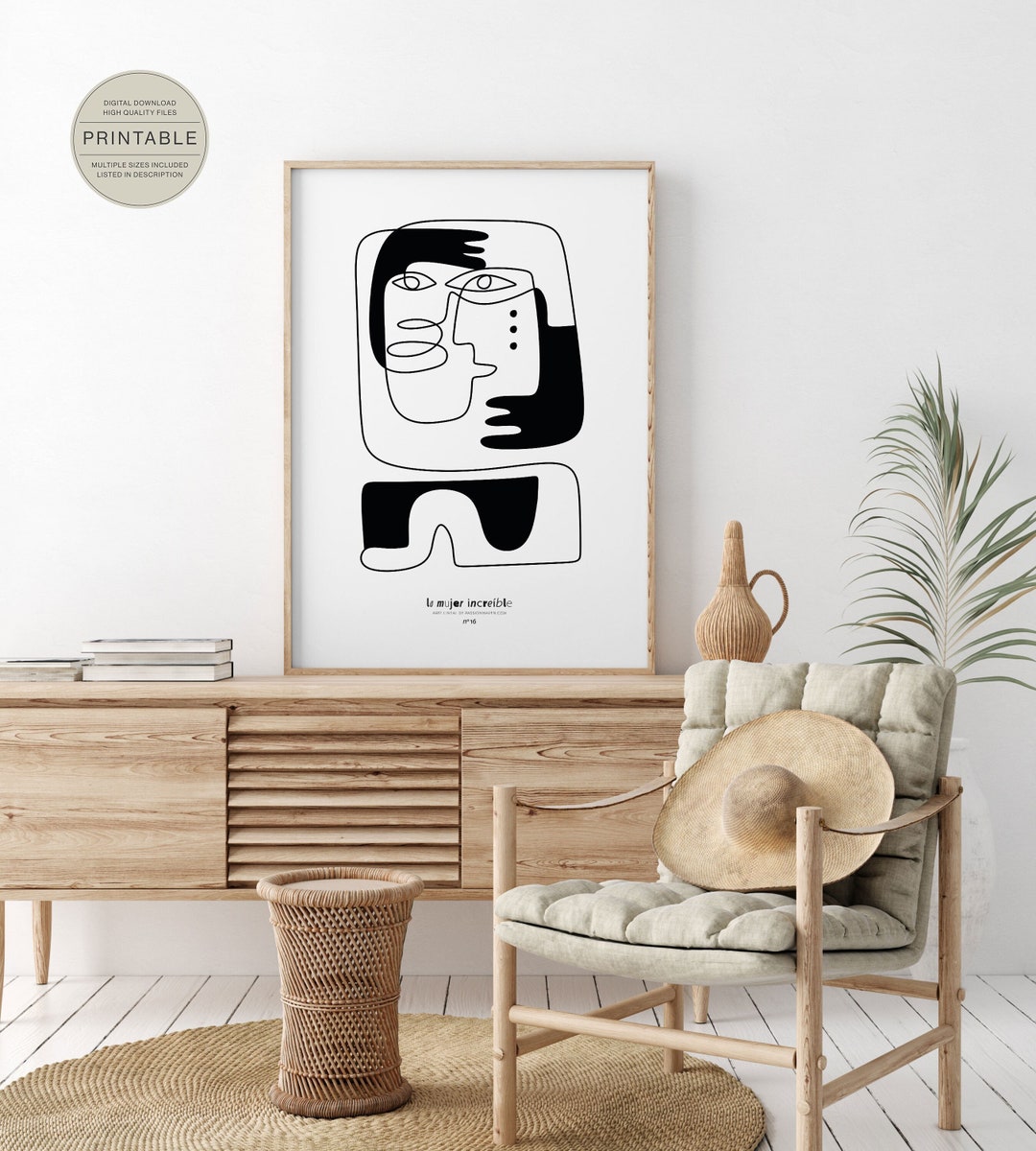 Amazing Woman | Picasso Style Drawing | Female Body Abstract Art Print ...