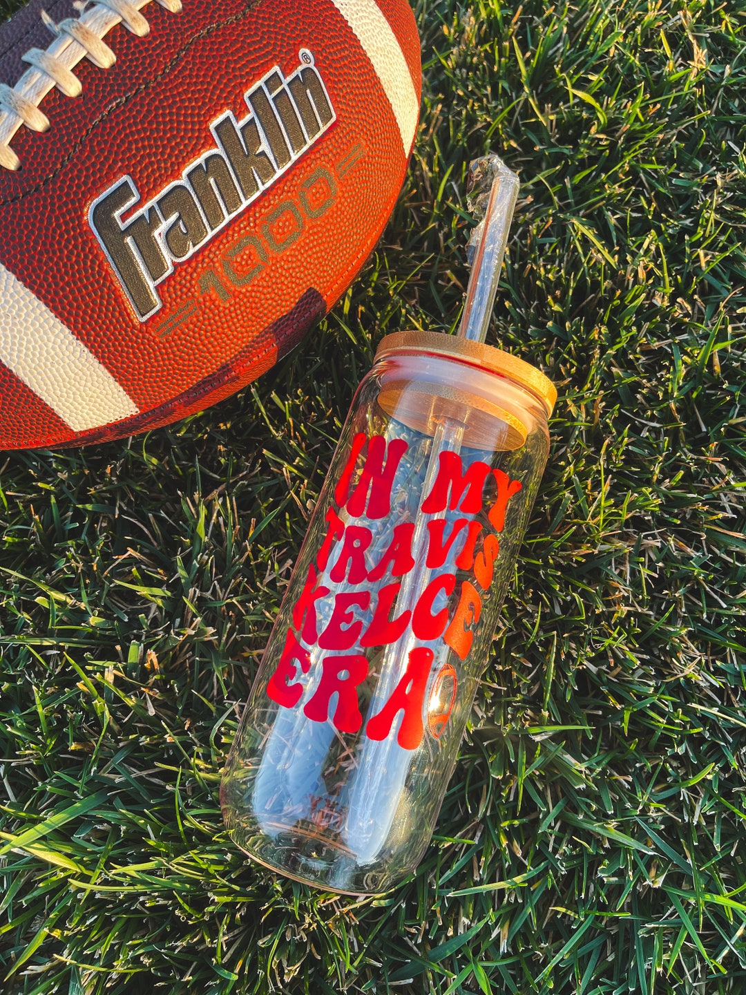 In My Travis Kelce Era Glass - Etsy