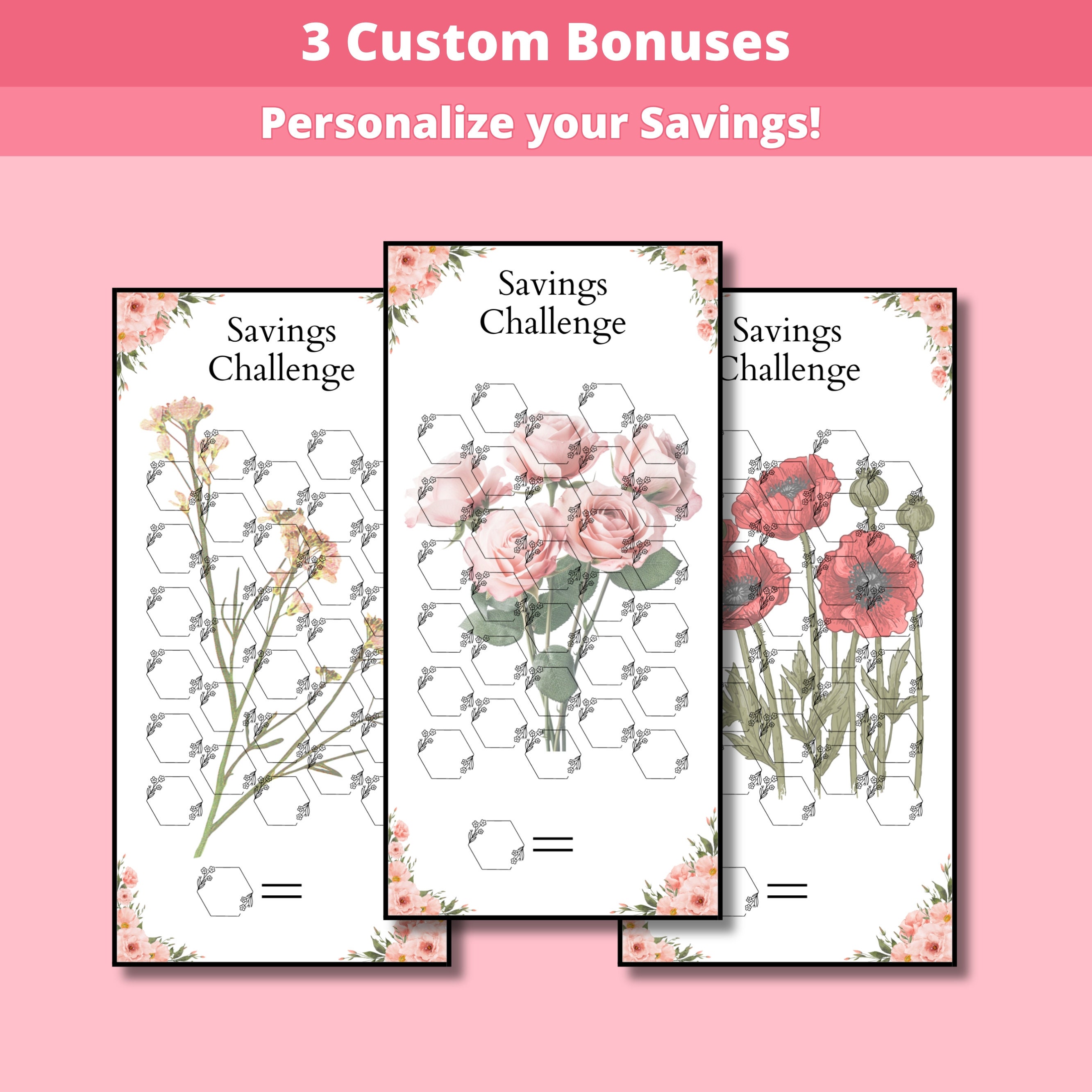 Low Income Savings Challenge Printable, A6 Cash Stuffing & Budgeting ...