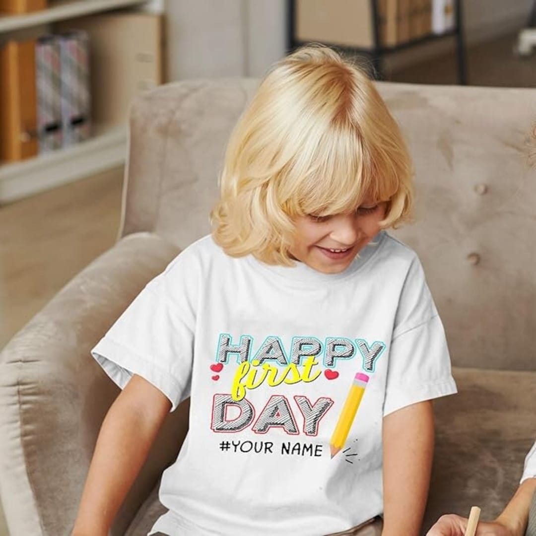 Custom Back to School Name Shirt, Kids Back to School Shirt ...