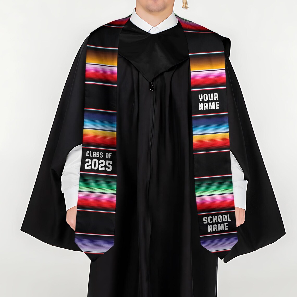 Personalized Mexican Stole,custom Mexican Graduation Sash,mexican ...