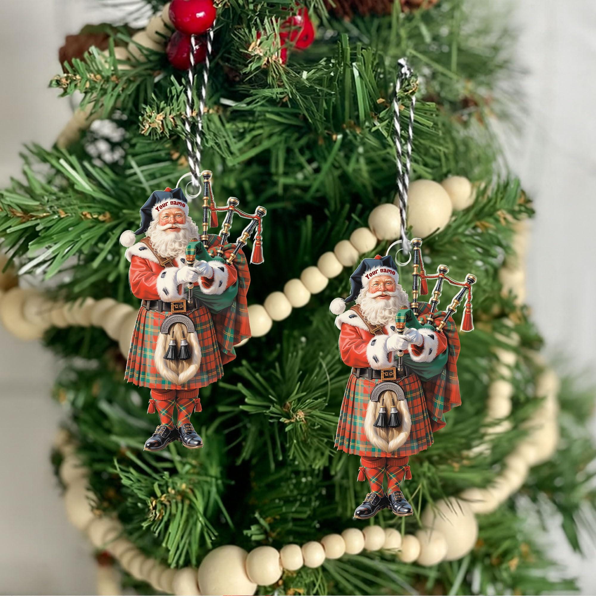 Custom Name Bagpipe Ornament, Personalized Bagpipe Ornament, Scottish ...