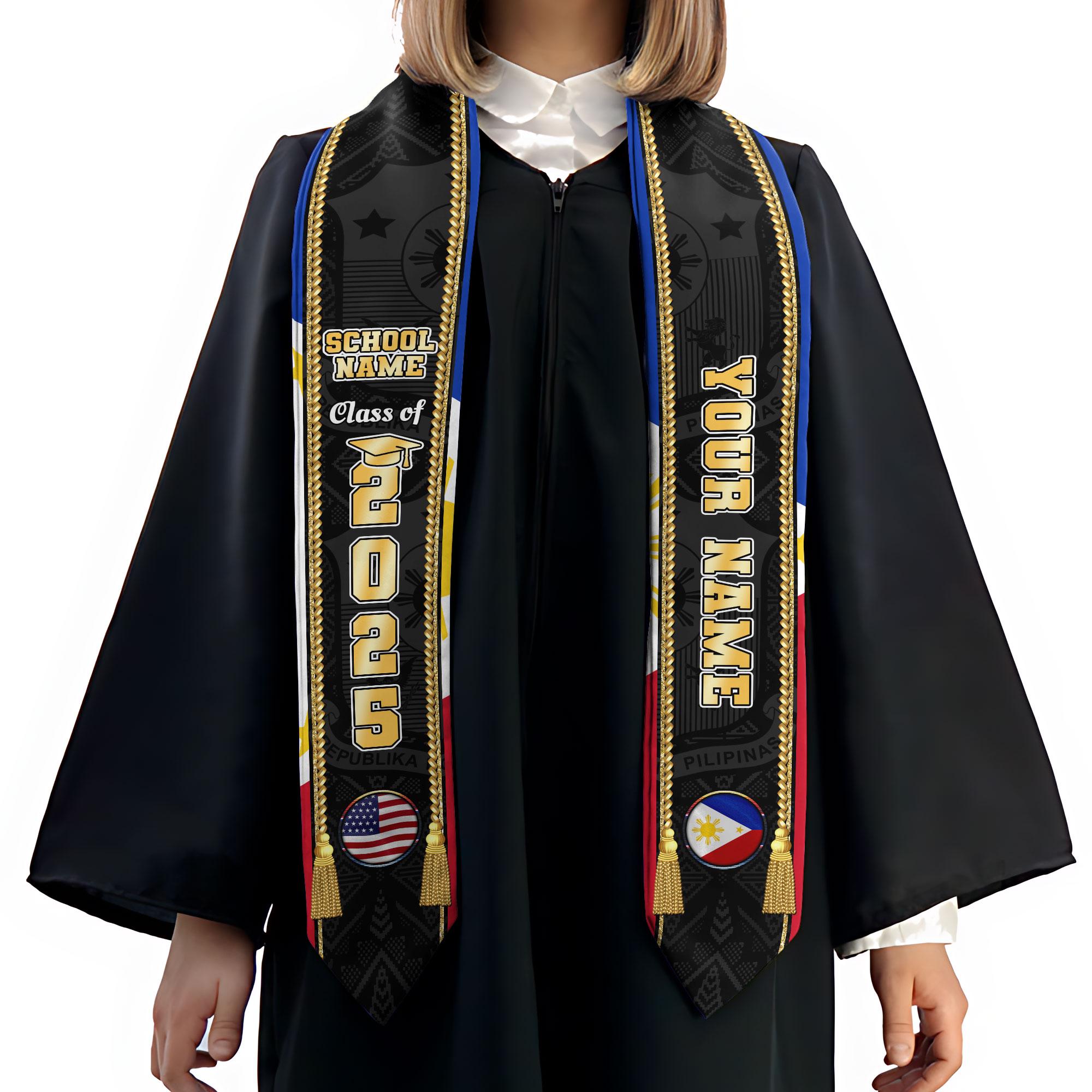 Custom Filipino Graduation Sash 2025,filipino Graduation Sash ...