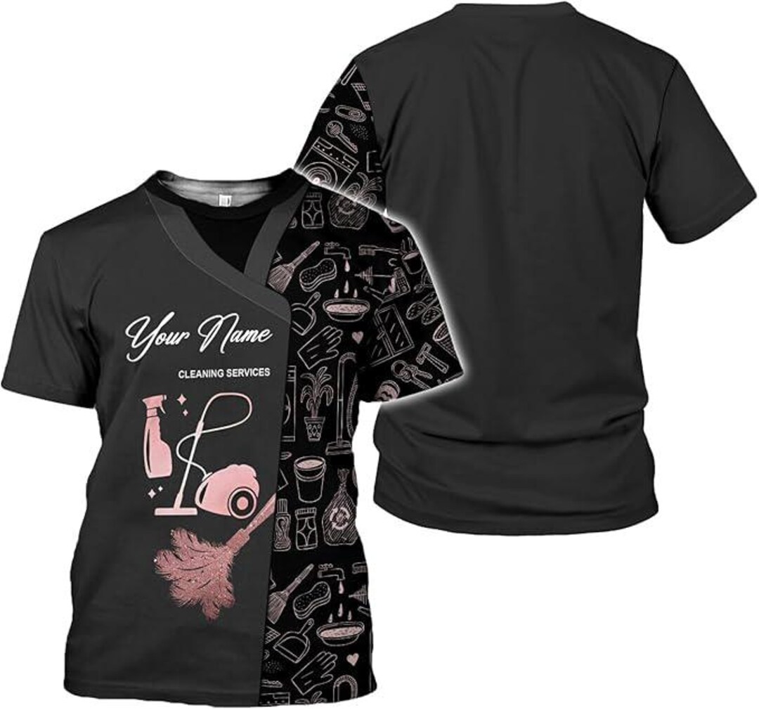 Custom Housekeeping T-shirt, Clean Team Shirt, Cleaning Service T-shirt ...