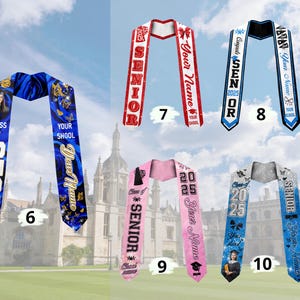 Cheerleader Sash, Senior Night Sash, Dance Team Sash, Custom Grad Gift ...