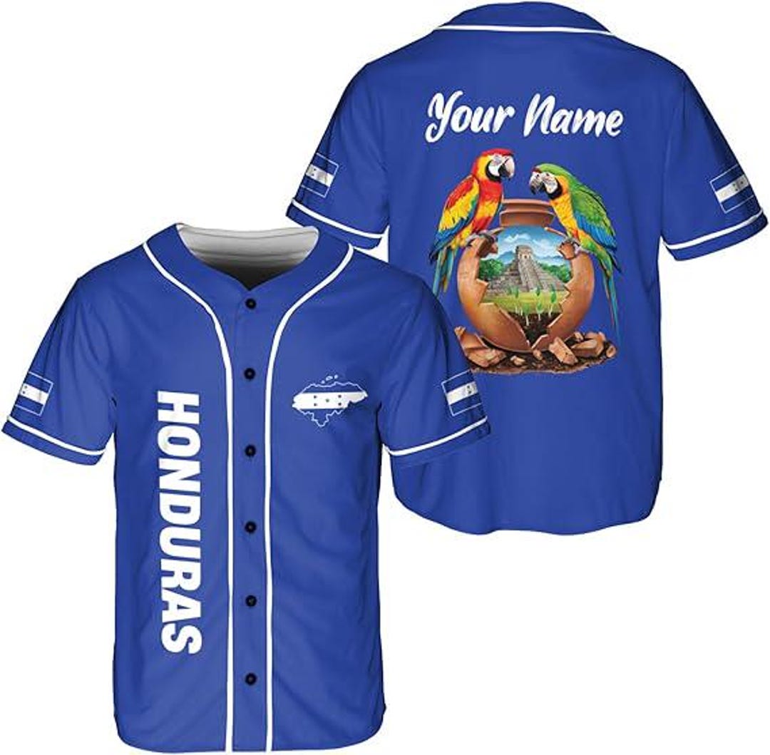 Custom Name Honduras Baseball Jersey for Men, Personalized Honduras ...