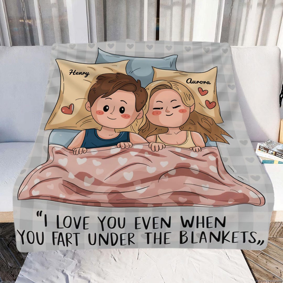 Couple Custom Blanket, Couple Blanket With Pictures, Personalized ...