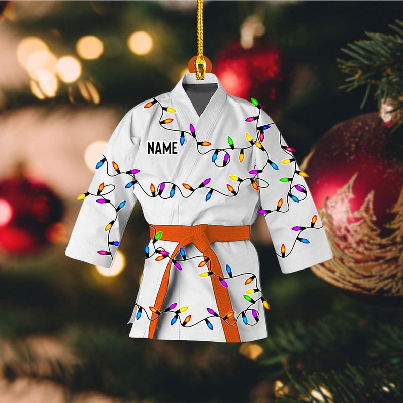 Karate Ornament Custom Christmas Ornament Martial Arts Personalized ...