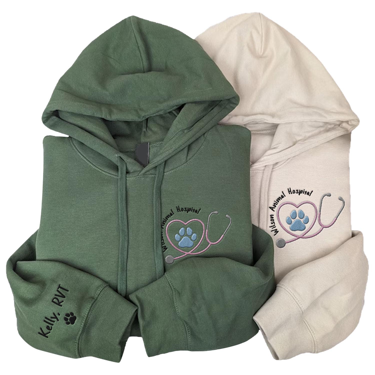 Custom Embroidered Vet Tech Sweatshirt, Vet Tech Week Gift for ...