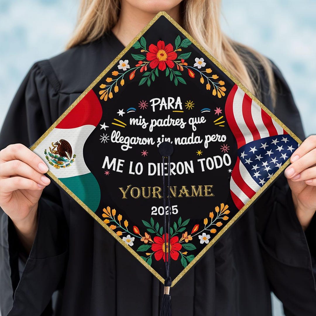 Customized Mexico Graduation Cap Topper, Mexican Graduation Cap Topper ...