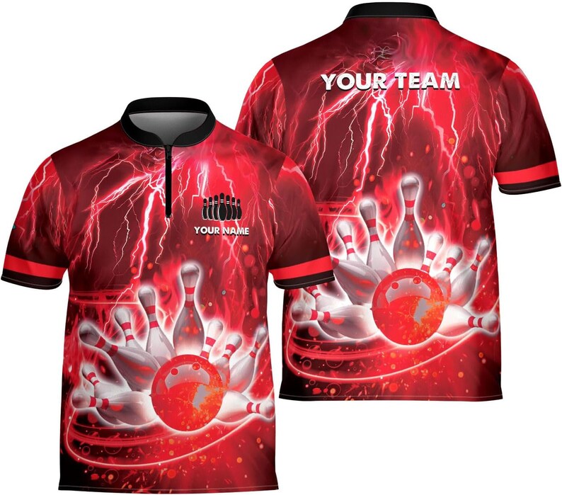 Personalized Bowling Jersey 3D, Bowling Shirts for Team, Bowling Shirt ...