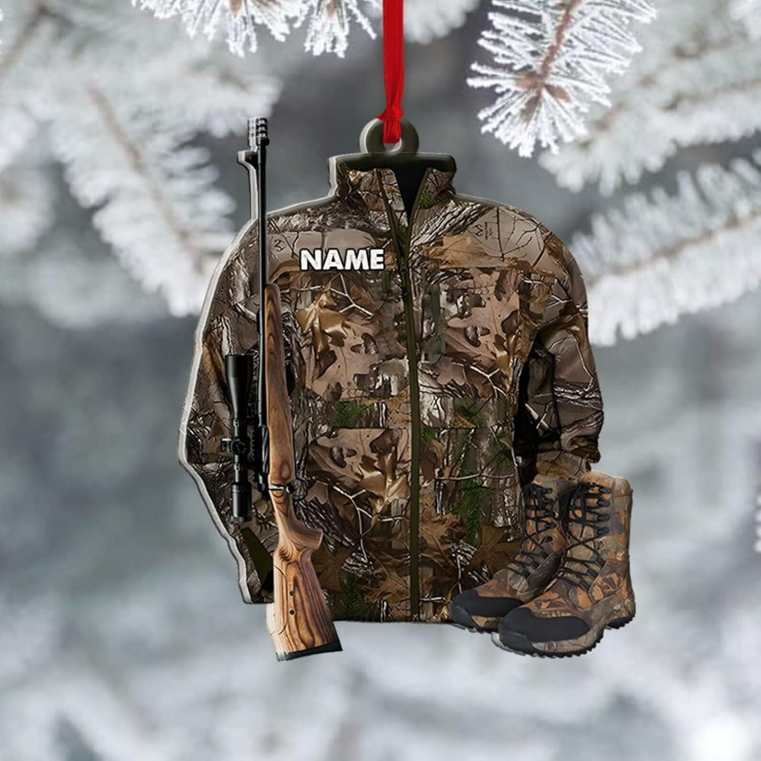 Personalized Hunting Ornament for Christmas,gift for Deer Hunting ...