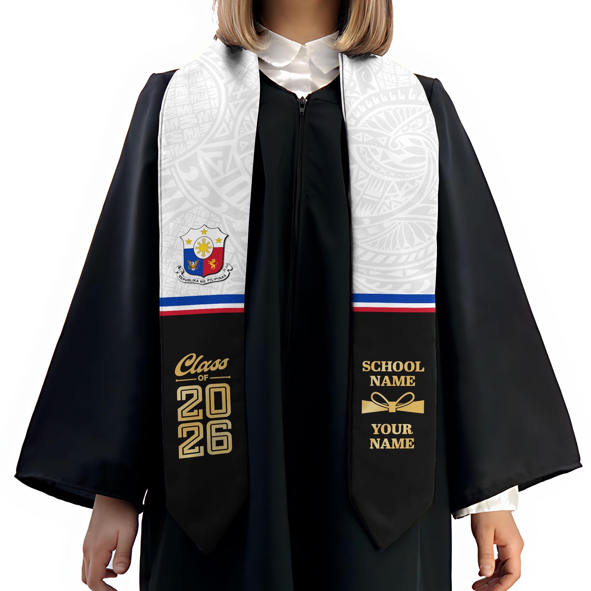Custom Filipino Graduation Sash 2026,filipino Graduation Sash ...