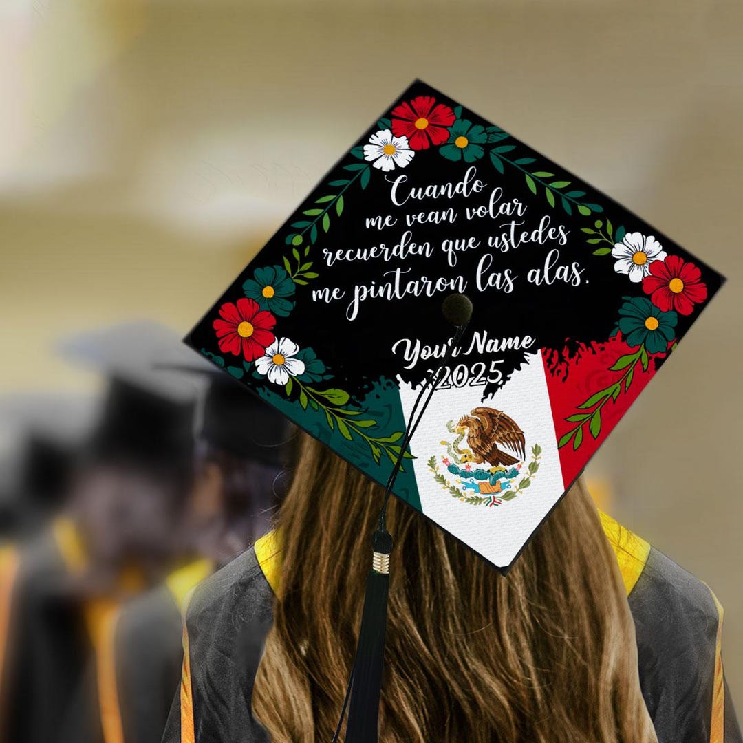 Customized Mexico Graduation Cap Topper, Mexican Graduation Cap Topper ...