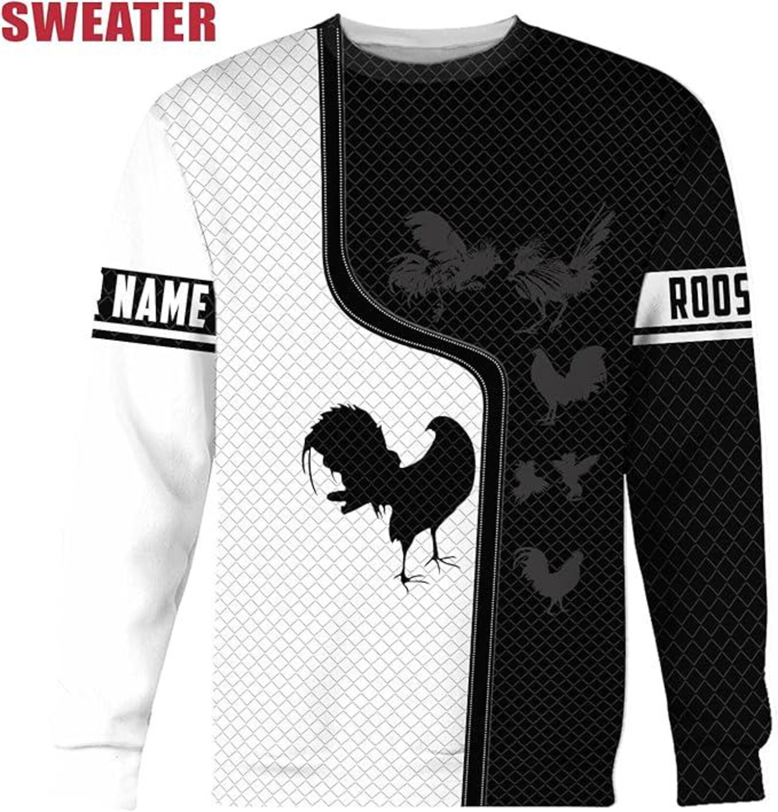 Personalized 3D Rooster T-shirt, Custom Name Mexico Rooster Shirt, Gift ...