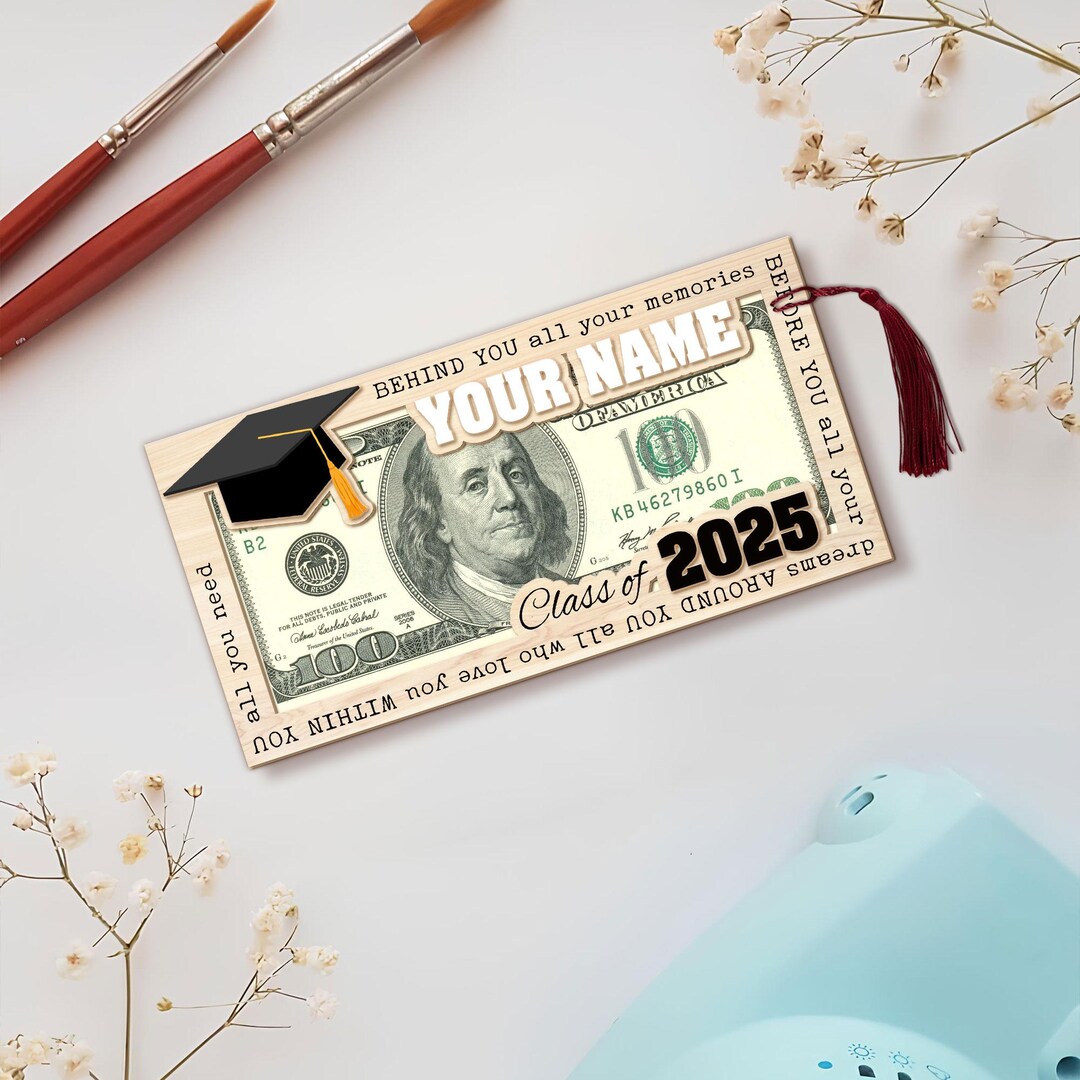 Graduation Money Holder Stand, Personalized Graduation Money Holder ...