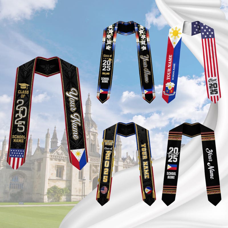 Custom Philippines Sash - Etsy