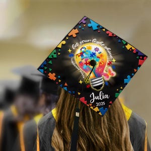 Celebrate Minds of All Kinds Graduation Cap Topper, Autism Awareness ...