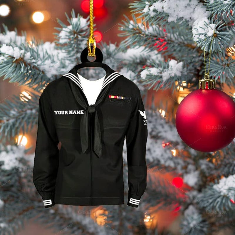 Navy Ornaments - Etsy