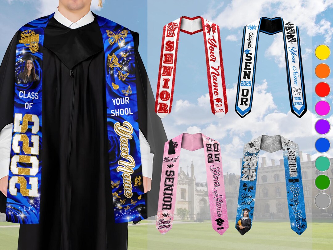 Cheerleader Sash, Senior Night Sash, Dance Team Sash, Custom Grad Gift ...