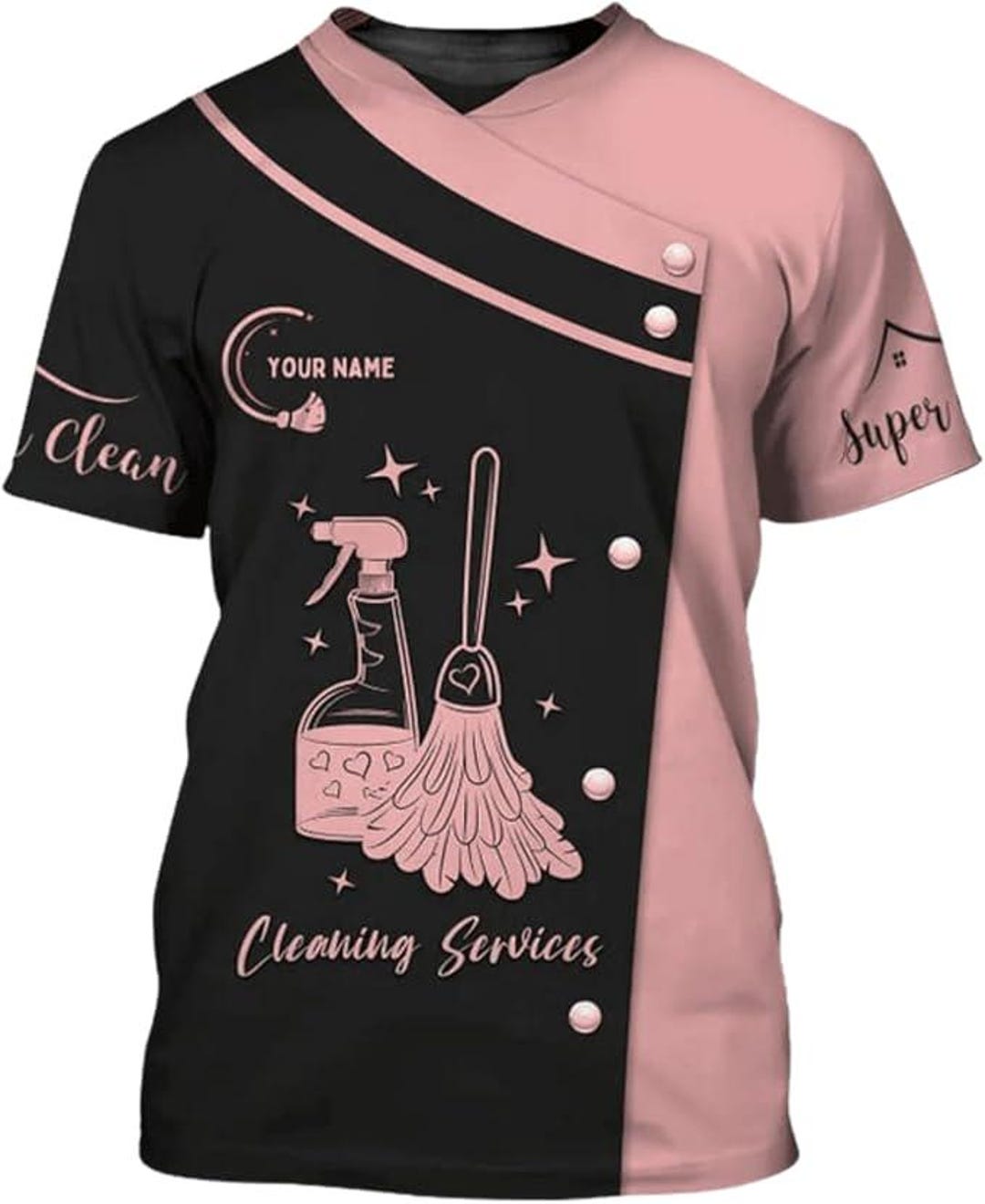 Custom Housekeeping T-shirt, Clean Team Shirt, Cleaning Service T-shirt ...