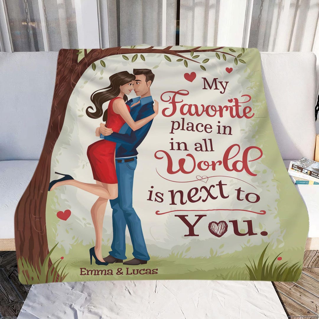 Couple Custom Blanket, Couple Blanket With Pictures, Personalized ...