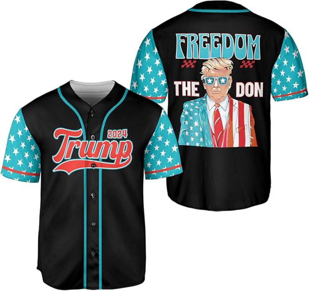 Trump 2024 Baseball Jersey, Make America Great Again Jersey, Freedom ...