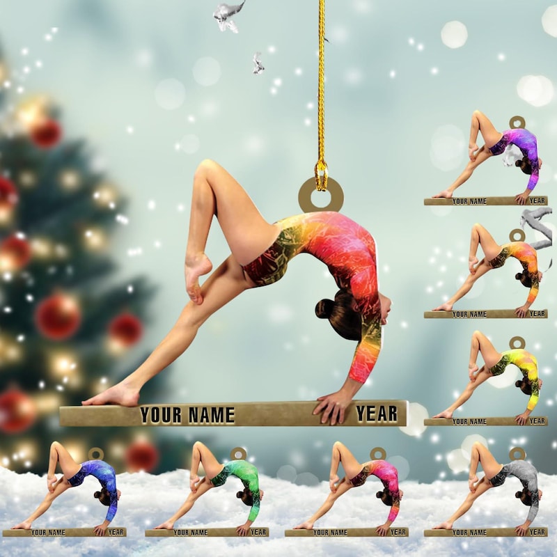 Gymnastics Ornament - Etsy