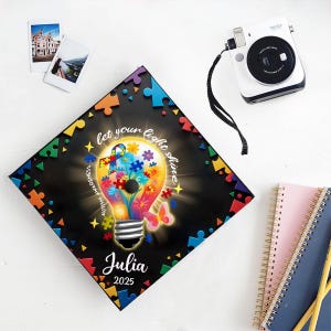 Celebrate Minds of All Kinds Graduation Cap Topper, Autism Awareness ...
