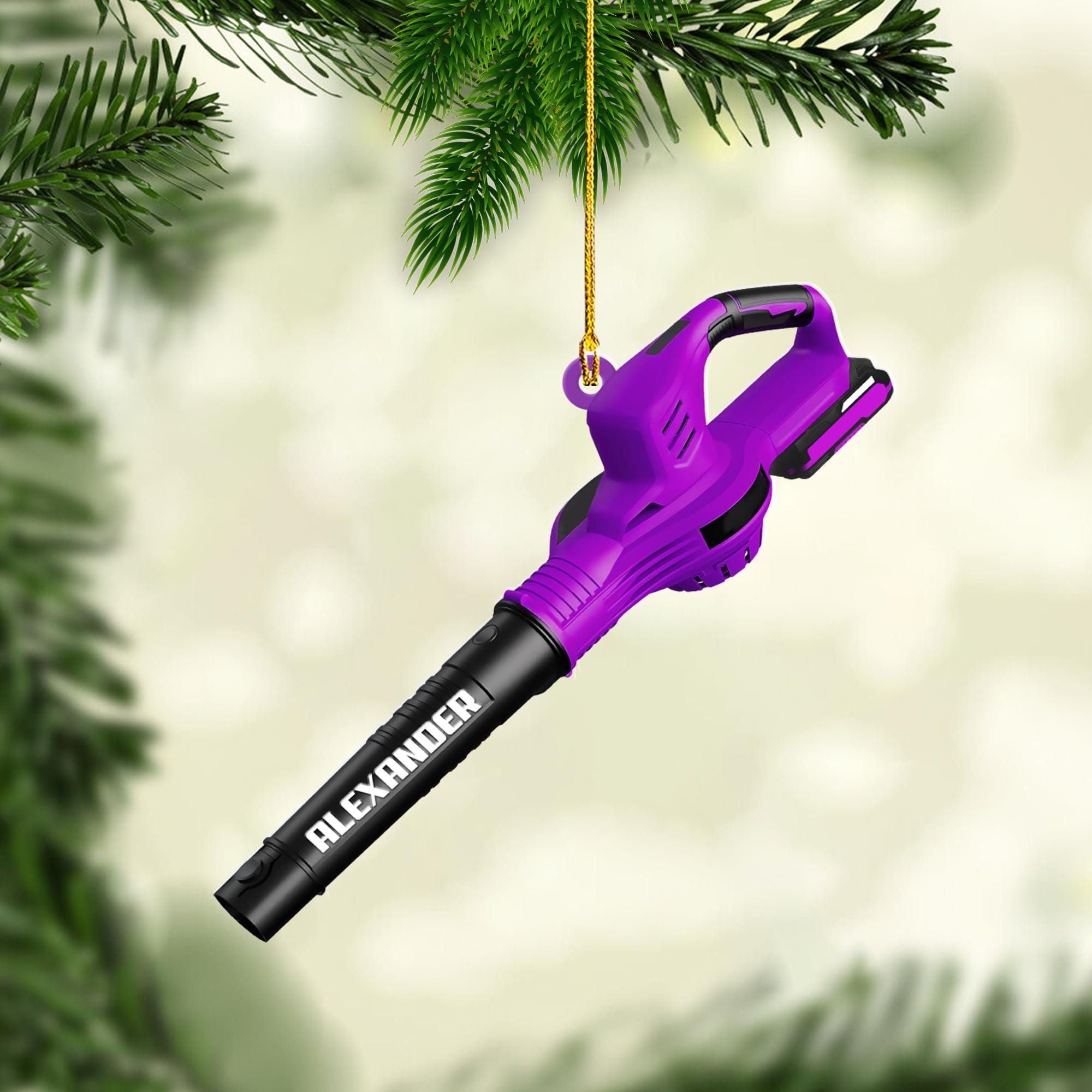 Personalized Leaf Blower Christmas Ornament, Leaf Blowers Christmas ...