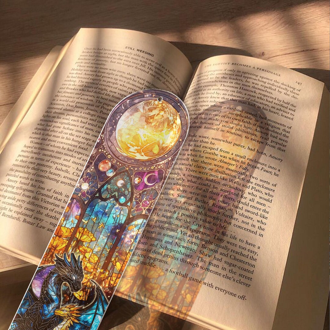 Dragons Suncatcher Bookmarks,fourth Wing Transparent Bookmark, Book ...
